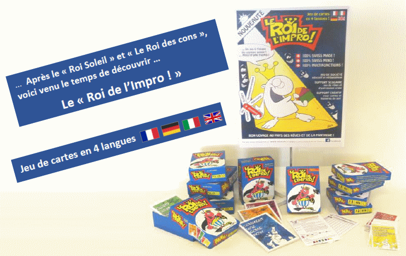 Le Roi de l'Impro - Jeu de cartes d'improvisation - aircé.ch